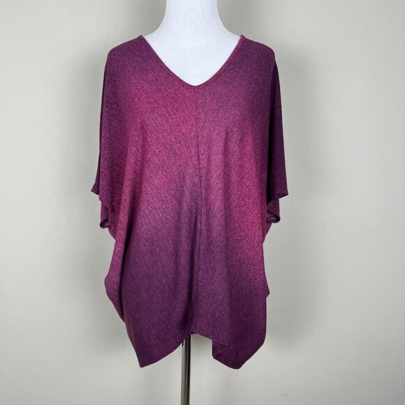 Clara Sun Woo | Tops | Clara Sun Woo Top Womens Xl Purple Dolman Sleeve ...